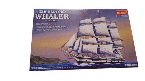 Vintage ACADEMY New Bedford Whaler 1/200 Scale #1441 Model Ship Boat ...