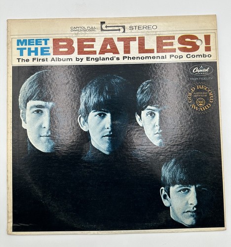 The Beatles - Meet The Beatles! - Capitol ST- 2047 1st Album Vinyl LP ...