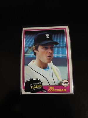 Tim Corcoran 1981 Topps baseball card NRMT-MT Tigers 448 PWE | eBay