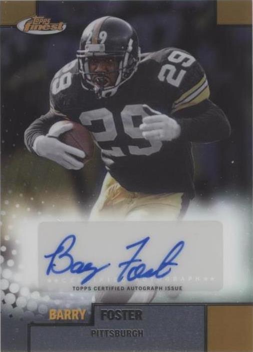 2024 Topps Finest - Flashback Autographs Barry Foster #FBA-BF (AU) for ...