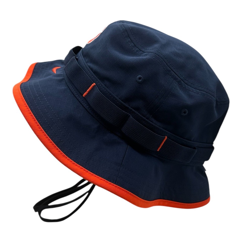 Nike Syracuse Orange Apex Bucket Hat Cap Size M Navy Blue NCAA Boonie ...