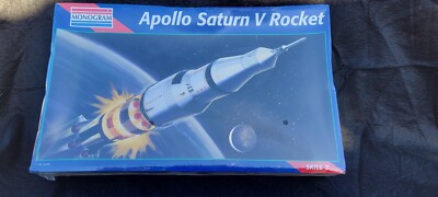 Plastic model kit , 1/144 scale , Apollo Saturn V Rocket | eBay