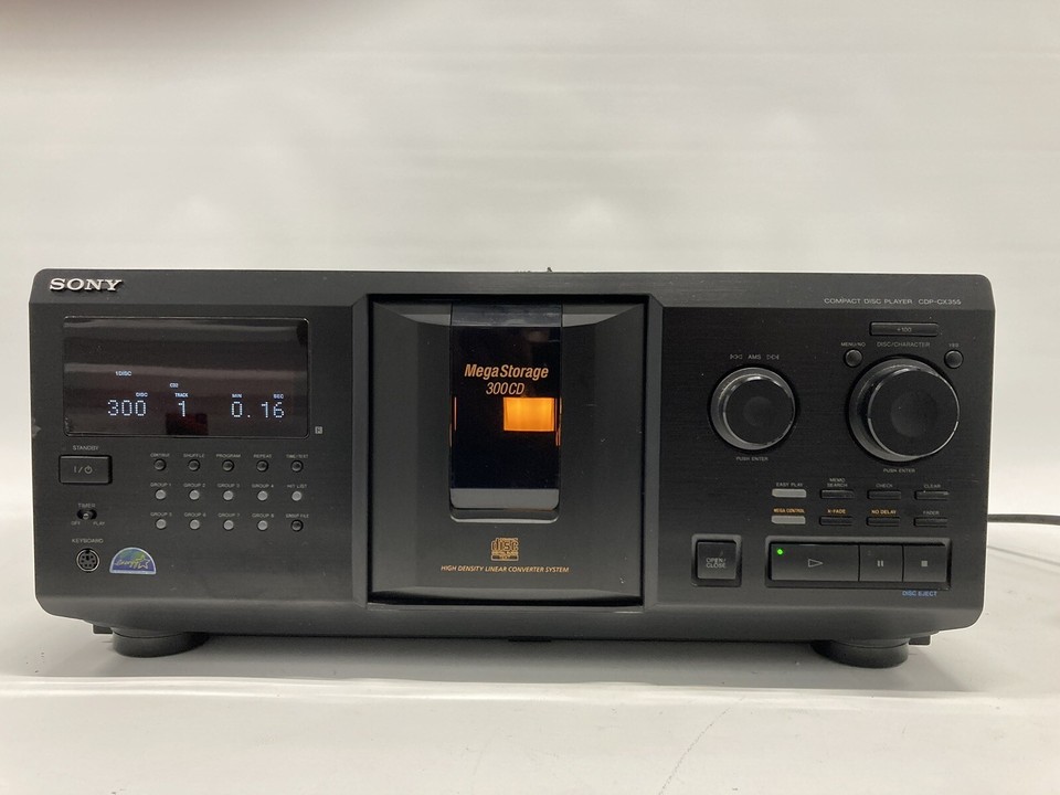 Sony 300 CD Changer Player CDP-CX355 Compact Disc Mega Storage. No ...