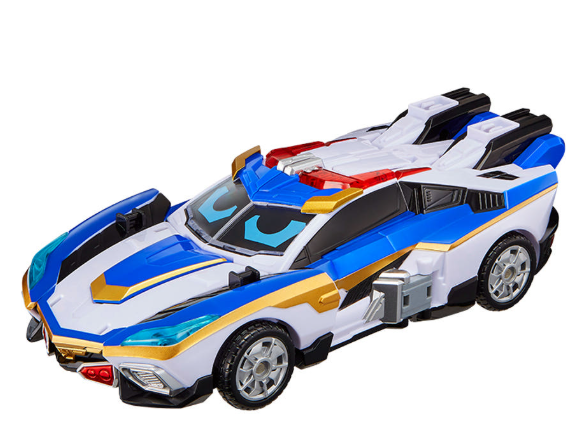 Metal Card Bot S Bluecop W Transforming Robot Car Toy SAMG ...