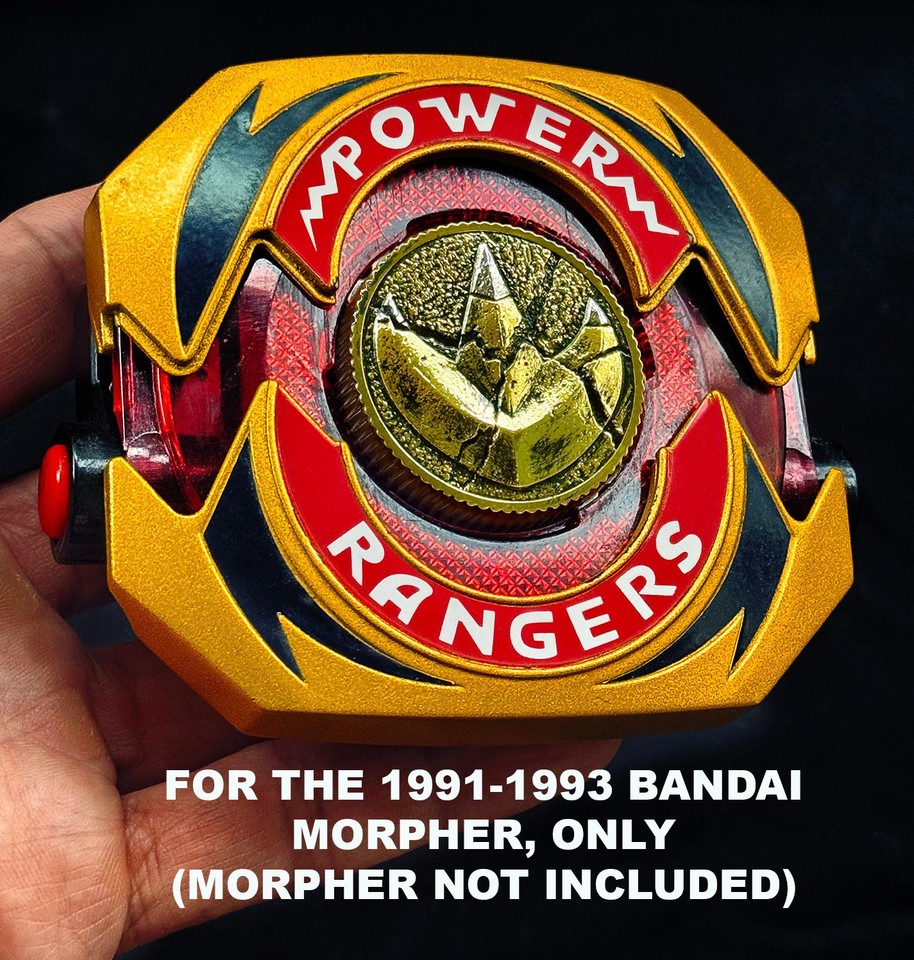 Mighty morphin Power Rangers Dragonzord Defeat metal power coin for ...