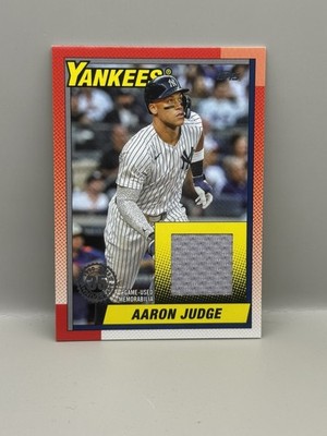 2025 Topps Update Aaron Judge Relic 1990 Topps Relic #90RU-AJ - New ...