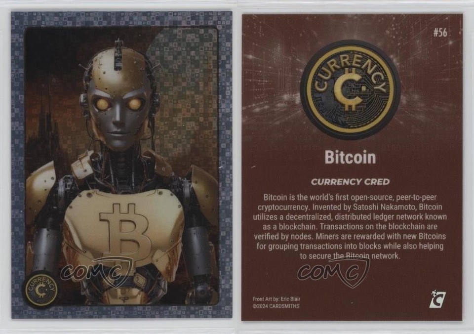 2024 Cardsmiths Currency Cred Series 4 Matrix Holofoil Bitcoin #56 8nf ...
