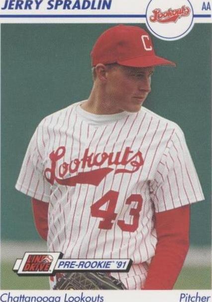 1991 Line Drive Pre-Rookie - AA Jerry Spradlin #170 (RC) for sale ...