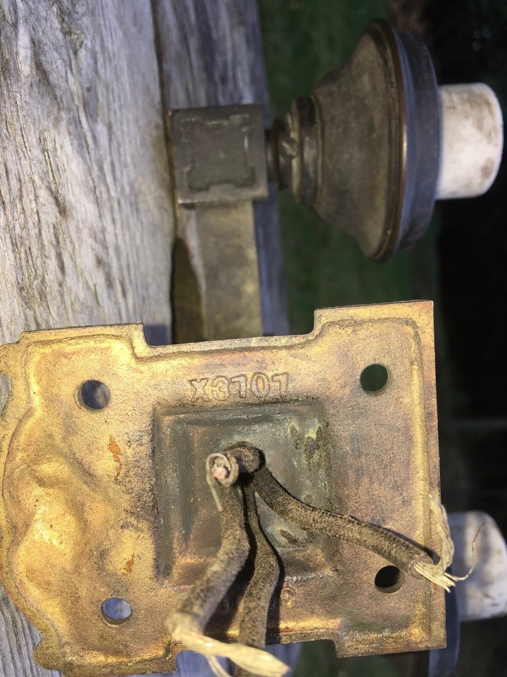 Antique Pullman Railroad Car Cast Brass Wall Sconce Light Fixture with ...
