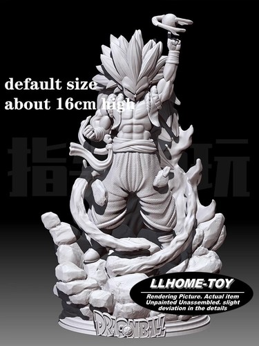 Anime DBZ Little son goku angry make a fist Battle Resin 3D Print GK ...