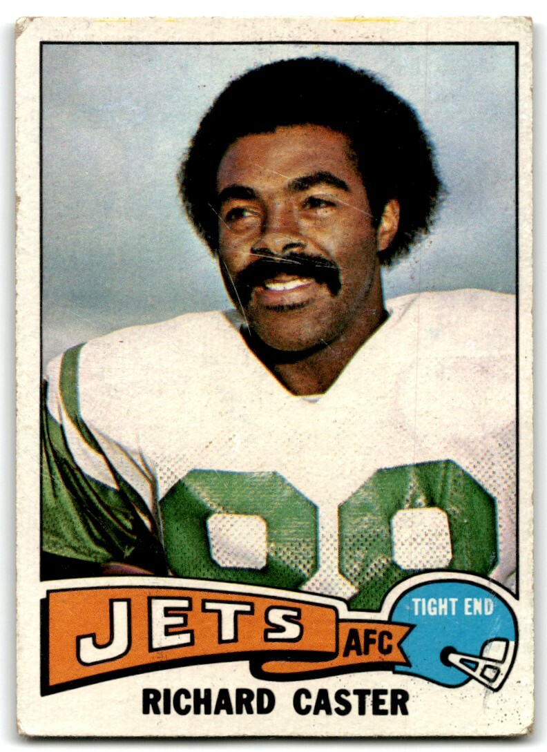 1975 TOPPS RICHARD CASTER NEW YORK JETS #515 | eBay