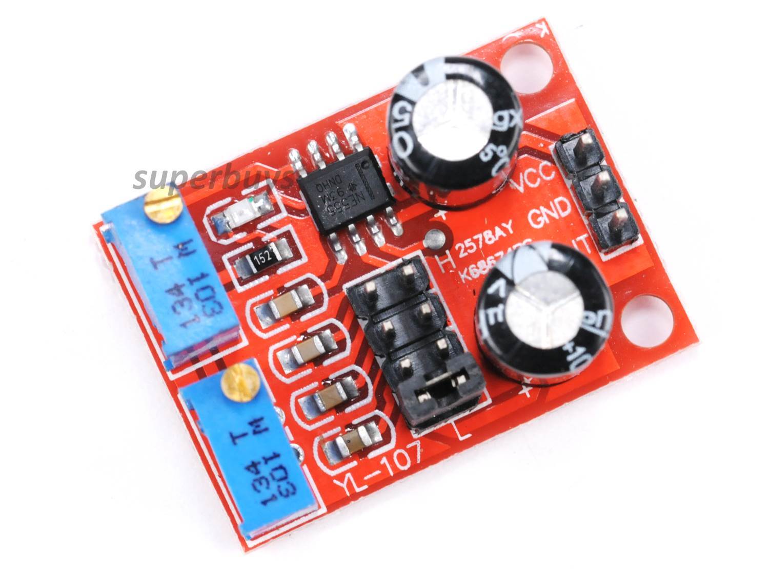 NE555 Adjustable Frequency Signal Pulse Square Wave Generator Module ...
