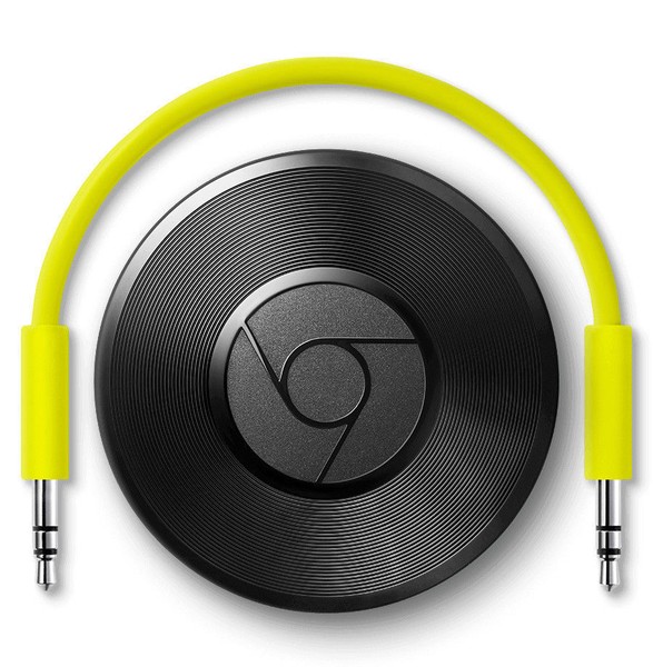 Google Chromecast Audio 2nd Generation Media Streamer - Black for sale ...
