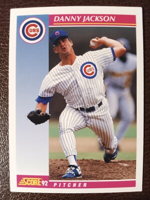 DANNY JACKSON CHICAGO CUBS 1992 SCORE BASEBALL CARD #120 | eBay