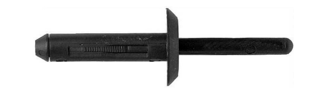 250ct Disco 1/4" Long Black Nylon Automotive Rivets 5770 - Car Auto ...