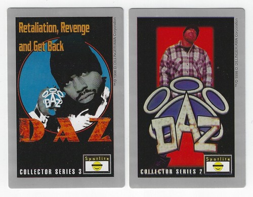 1998 Daz Collector Series 2&3 Spotlite AWA Corp Blank Back Sticker | eBay