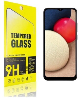 2 x Tempered Glass Screen Protector For Samsung Galaxy A02s SM-S124DL ...