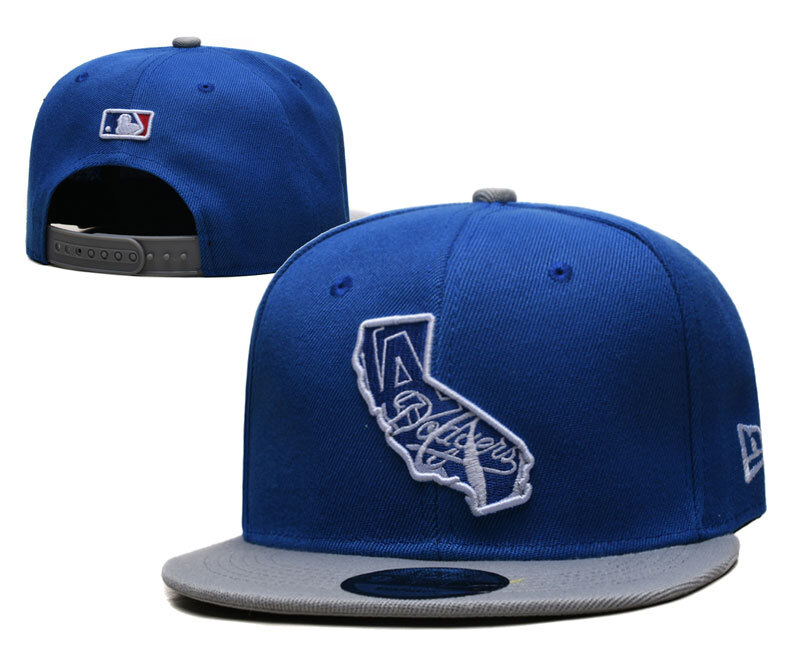 Los Angeles Dodgers Since 1958/ Gold Letters/ State logo Snapback Hat ...