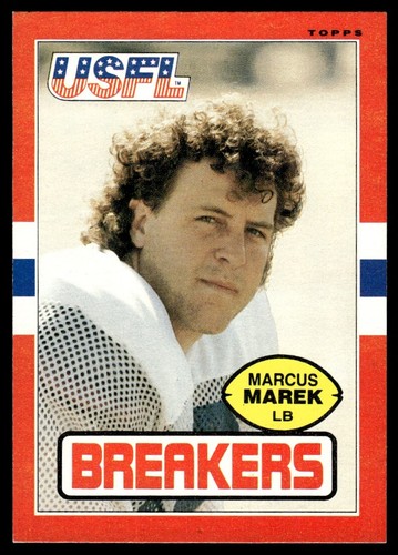1985 Topps USFL Marcus Marek Portland Breakers #108 | eBay