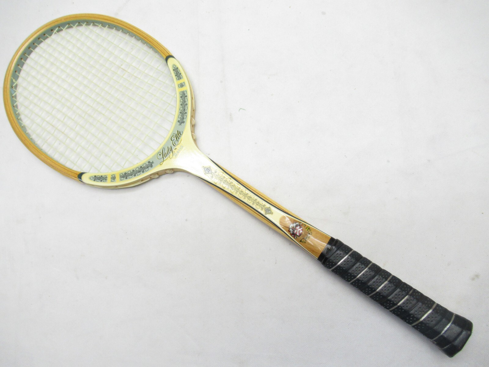 VINTAGE TAD DAVIS "LADY ELITE" WOODEN TENNIS RACQUET. ANTIQUE / DISPLAY ...
