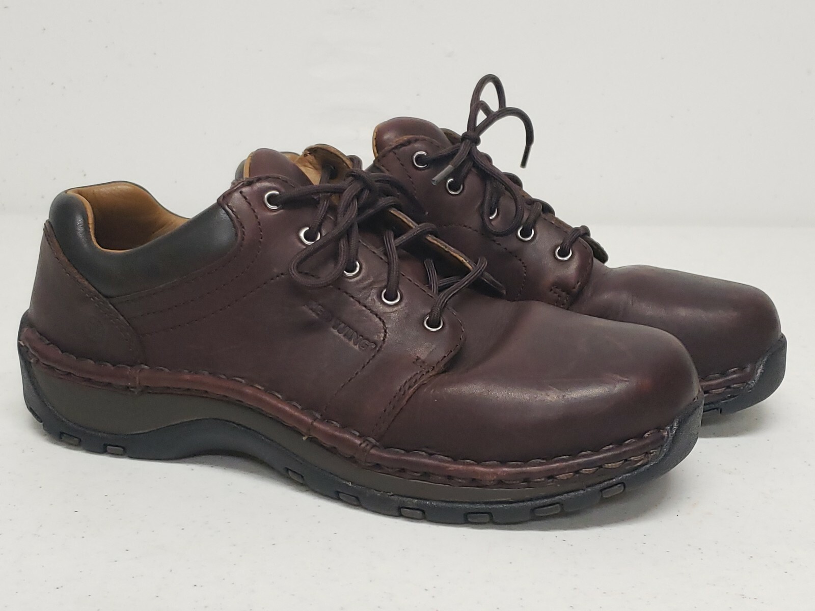 Red Wing Steel Toe Safety Shoes Women Size 6.5 B Leather Slip Resistant ...
