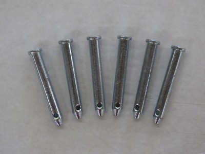 Clevis Pins 3/8" X 2-3/4" Overall Lot Of 6 Clevis Pins Tapered Tip | eBay