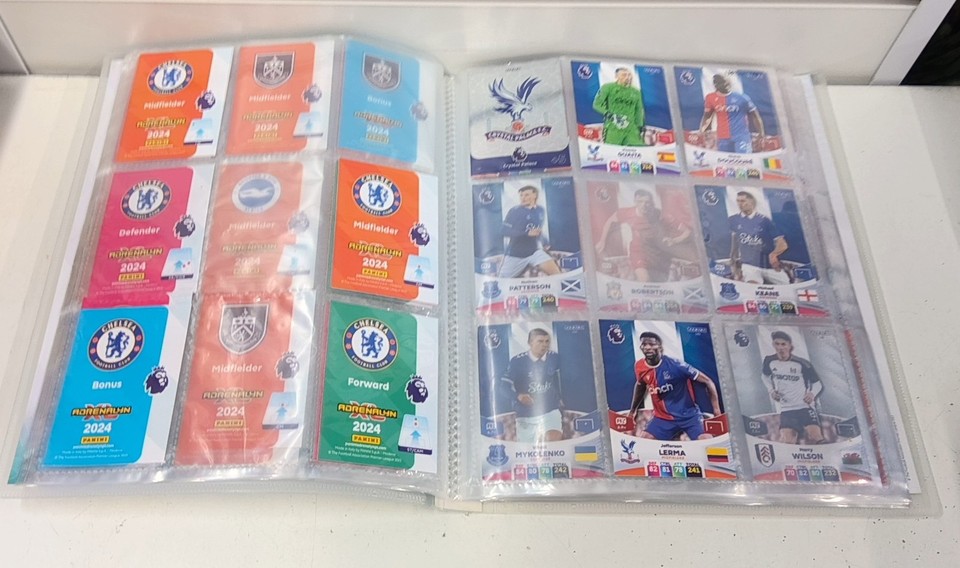 Panini Adrenalyn XL Football Trading Card Folder 2024 With Cards / - CG ...