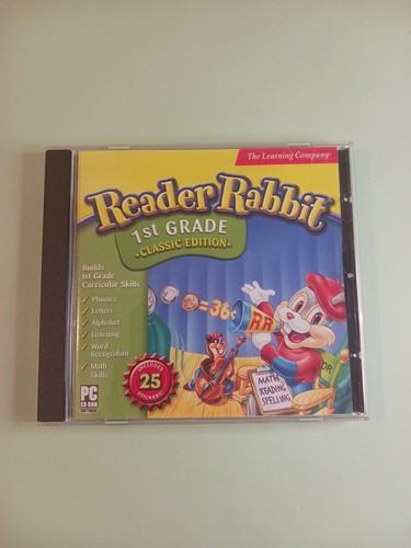 Reader Rabbit 1st Grade Age 5-7 PC Game Learning Interactive Windows ...