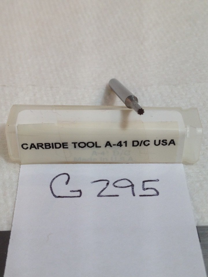 1 NEW FALCON / SGS 1/8" SHANK CARBIDE BURR. SA-41 DOUBLE CUT ...