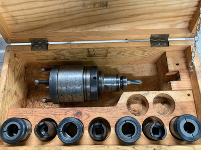 Vintage Universal Automatic Boring & Facing Head Kit w/ Case & Tool ...