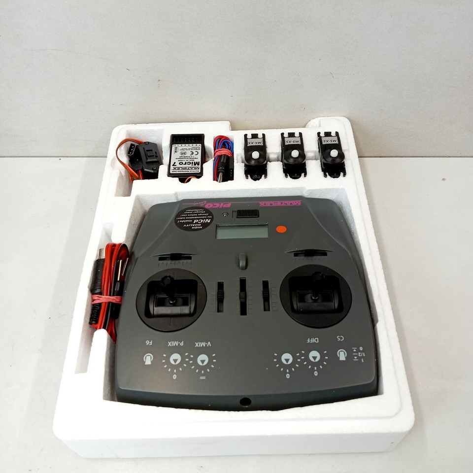 Vintage Multiplex Pico Line Transmitter 35Mhz FM 4 Channel RC plane ...