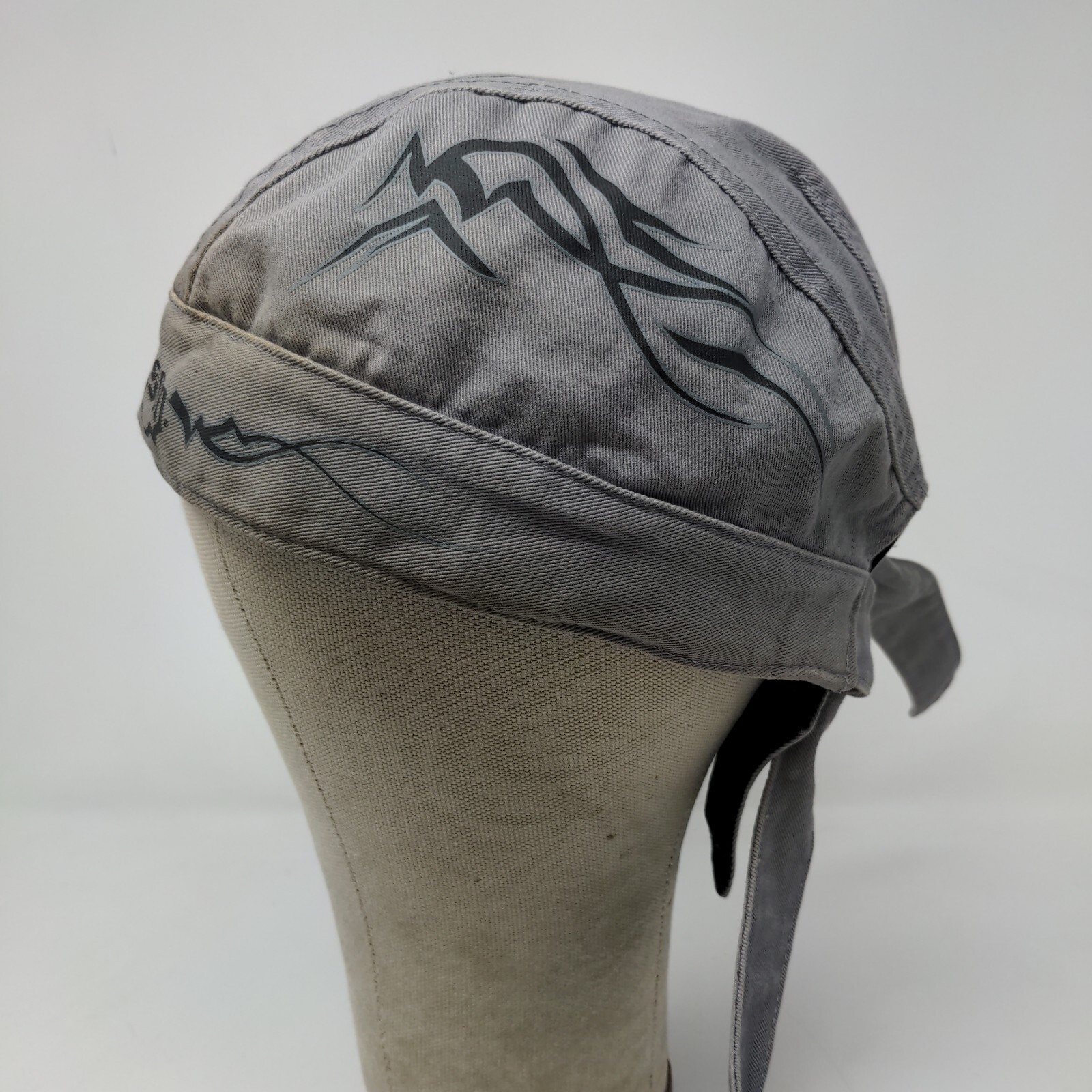 Harley Davidson Men's Skull Gap Do Rag Gray Cotton Bl… - Gem