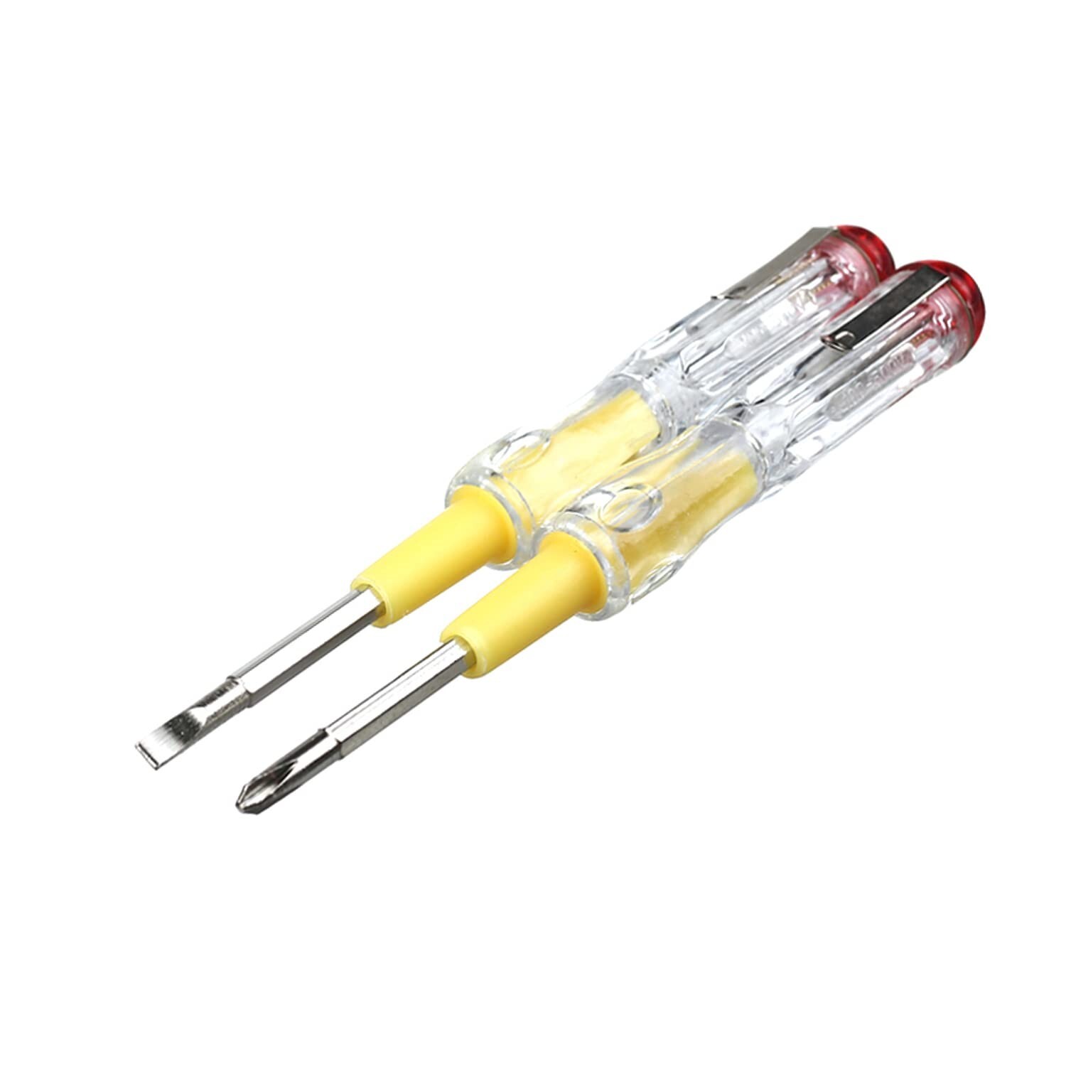 Fielect 2pcs Tester Screwdriver, Circuit Tester Pen Electric Contact ...