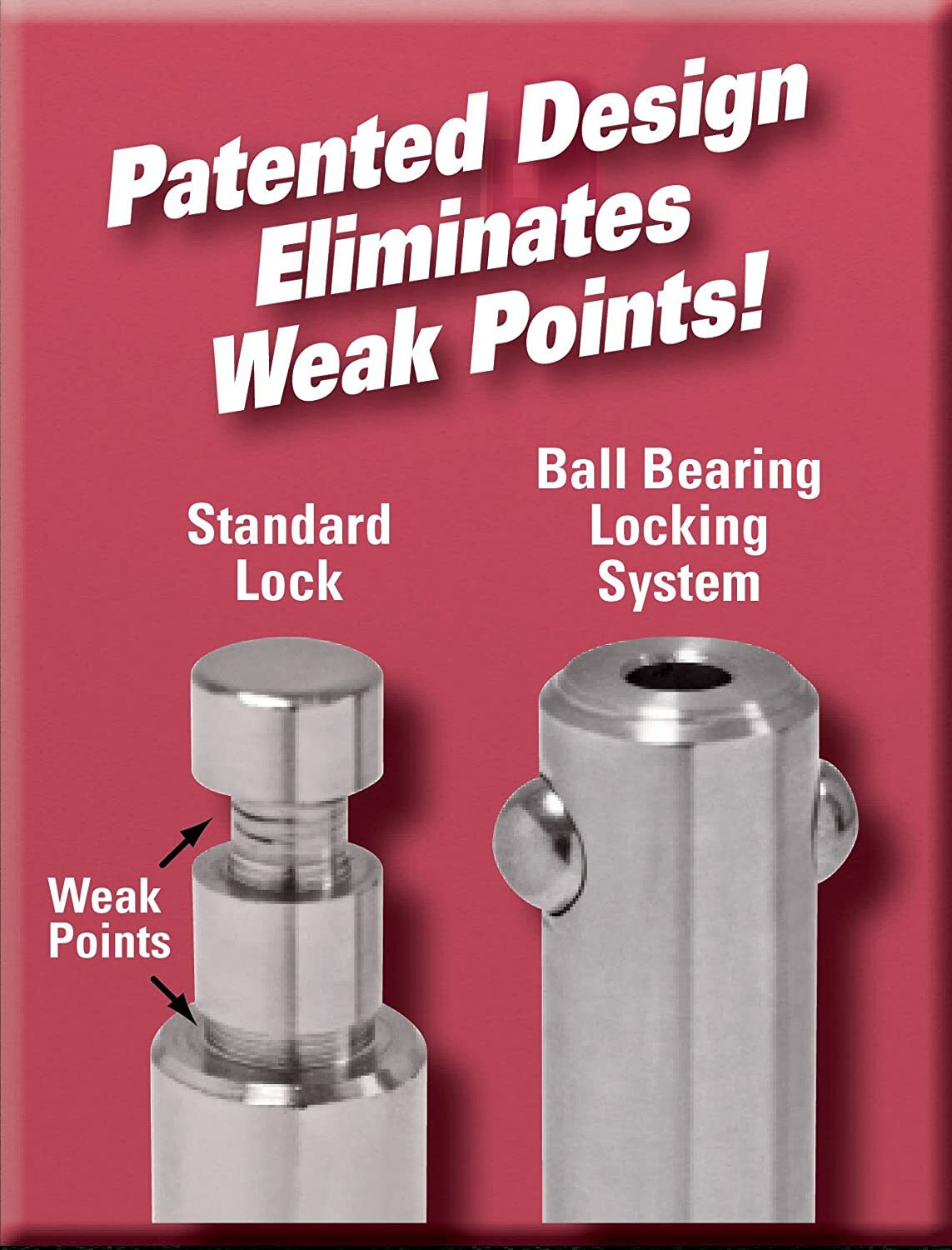 Reese Towpower 7030400 Professional 5/8" Chrome Bent Pin Style Receiver ...