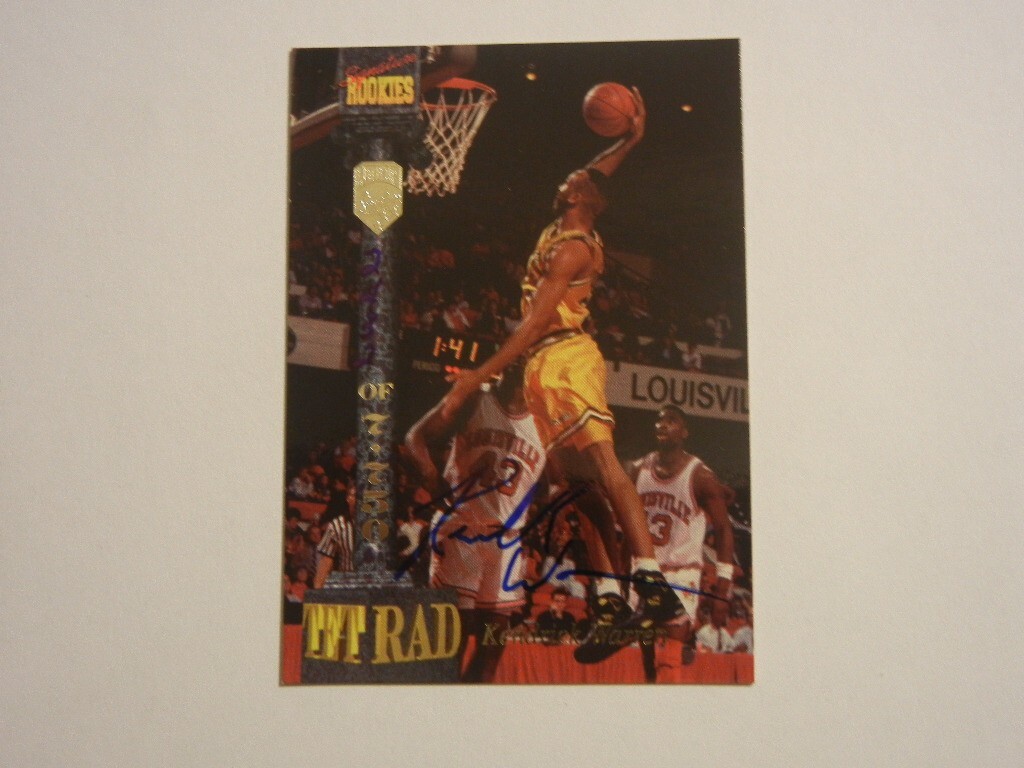 1994 SIGNATURE ROOKIES BASKETBALL KENDRICK WARREN #LXXIX, 2432/7750 ...