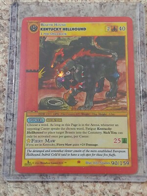 MetaZoo Kentucky Hellhound Pack Cryptid Nation 1st Edition Reverse Holo ...