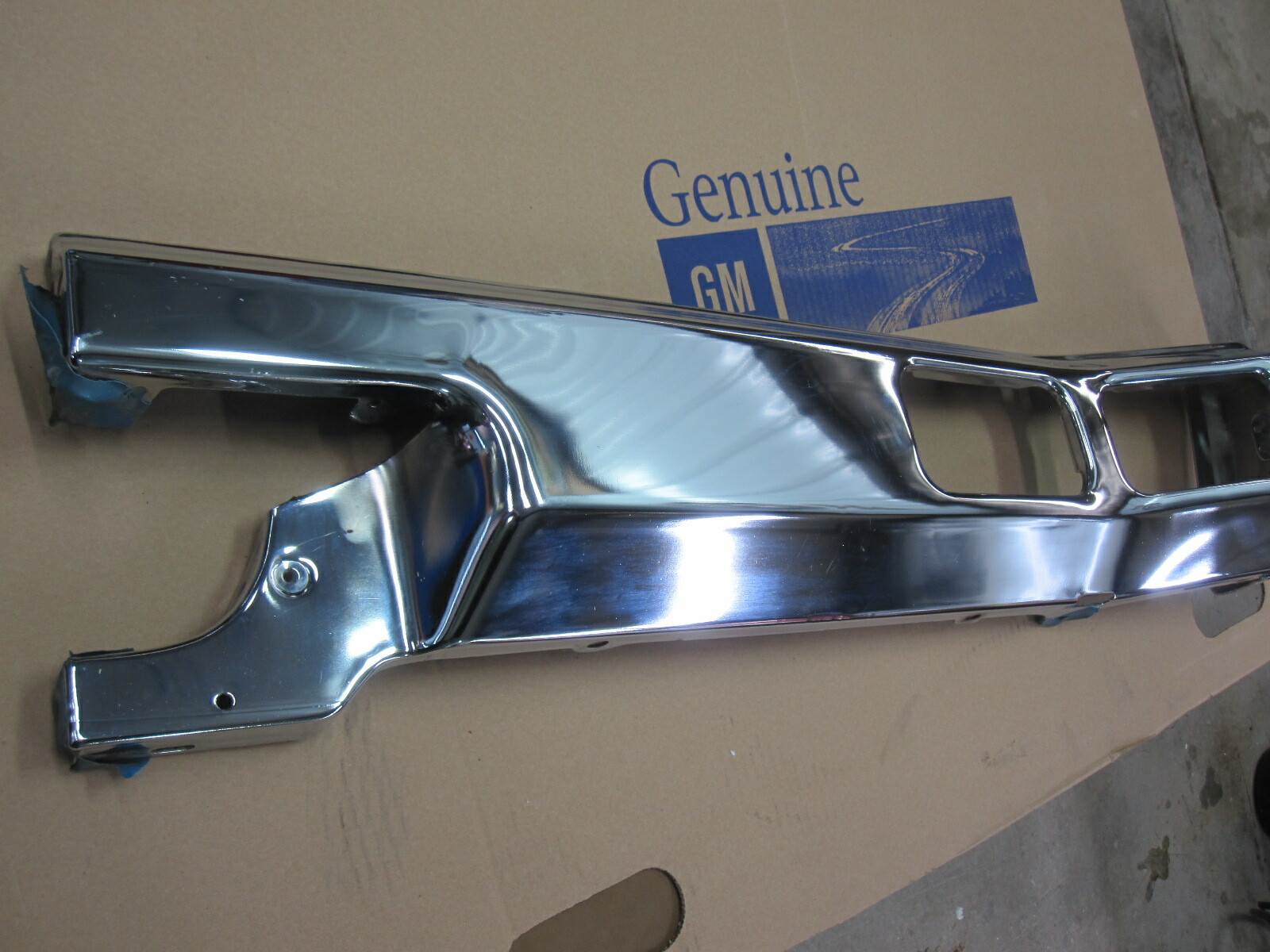 NOS 1969 Chevrolet BelAir Biscayne REAR BUMPER RH 1/2 GM # 3927692 | eBay