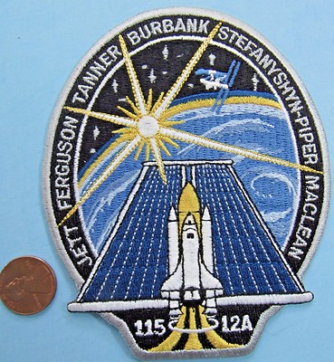 NASA PATCH vtg STS-115 Space Shuttle ATLANTIS International Space Station 12A | eBay