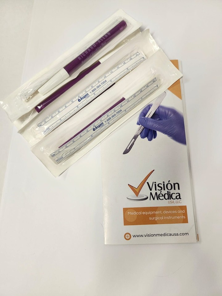 SURGICAL MARKING PEN, FINE TIP, RULER, LABELS (50/BOX) | eBay