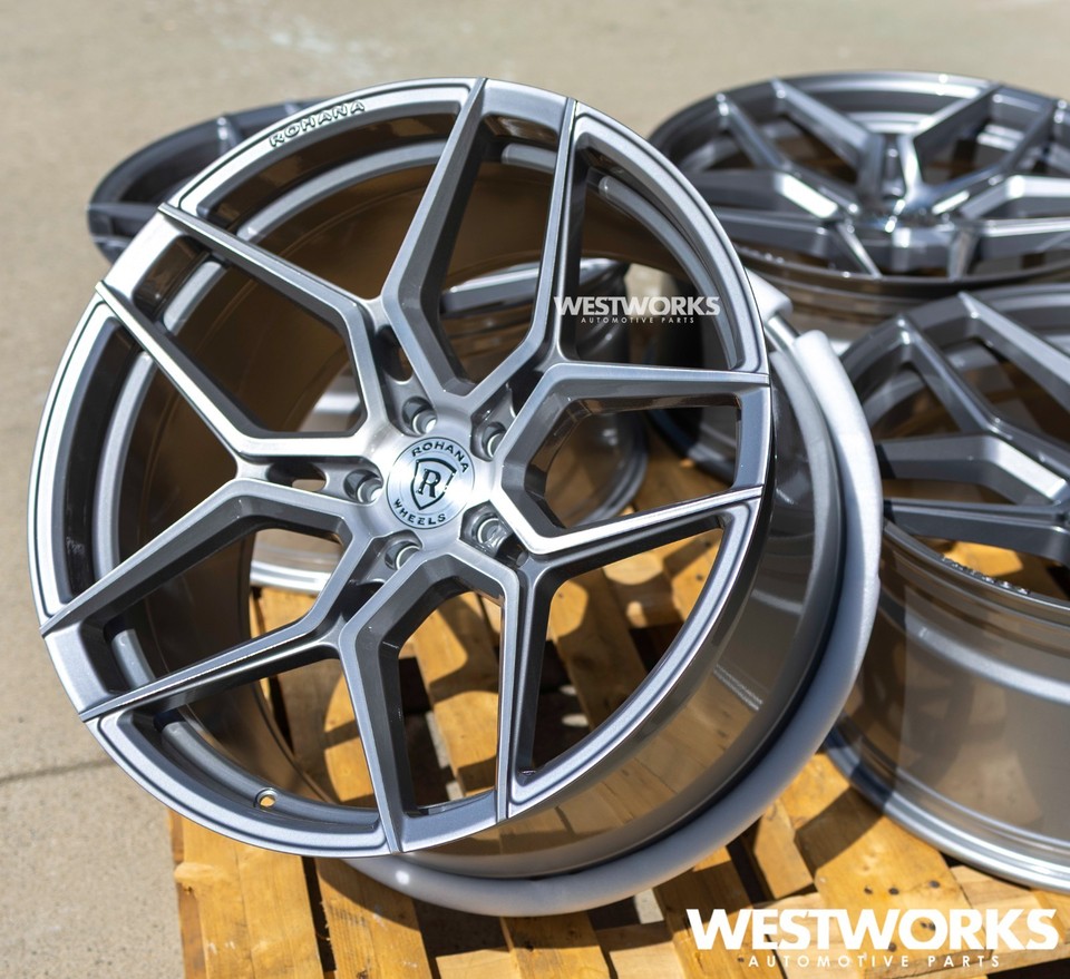 22x10.5/11.5 Rohana RFX11 Rotary Forged Wheel Set BMW F15 X5 X6 Deep ...
