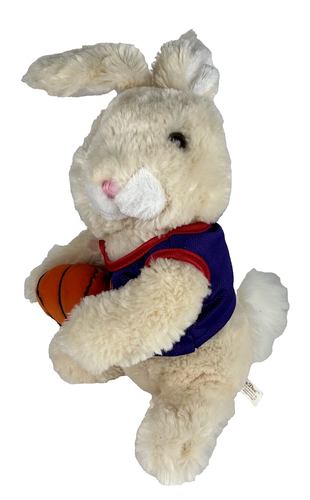 Dan Dee Easter Bunny Rabbit Plush Basketball Stuffed Animal Cream Toy ...