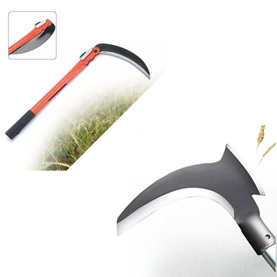 Hand Held Heavy Duty Garden Scythe Sickle Weed, Nettle Bramble Bush ...