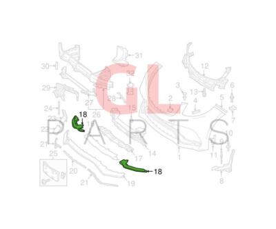 Für - Stoßstange Vorne Spoiler Rechts A2928851000 Neu | eBay UK