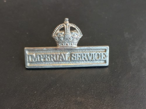 BRITISH MILITARY CAP BADGE Territorial Force Imperial Service Overseas ...