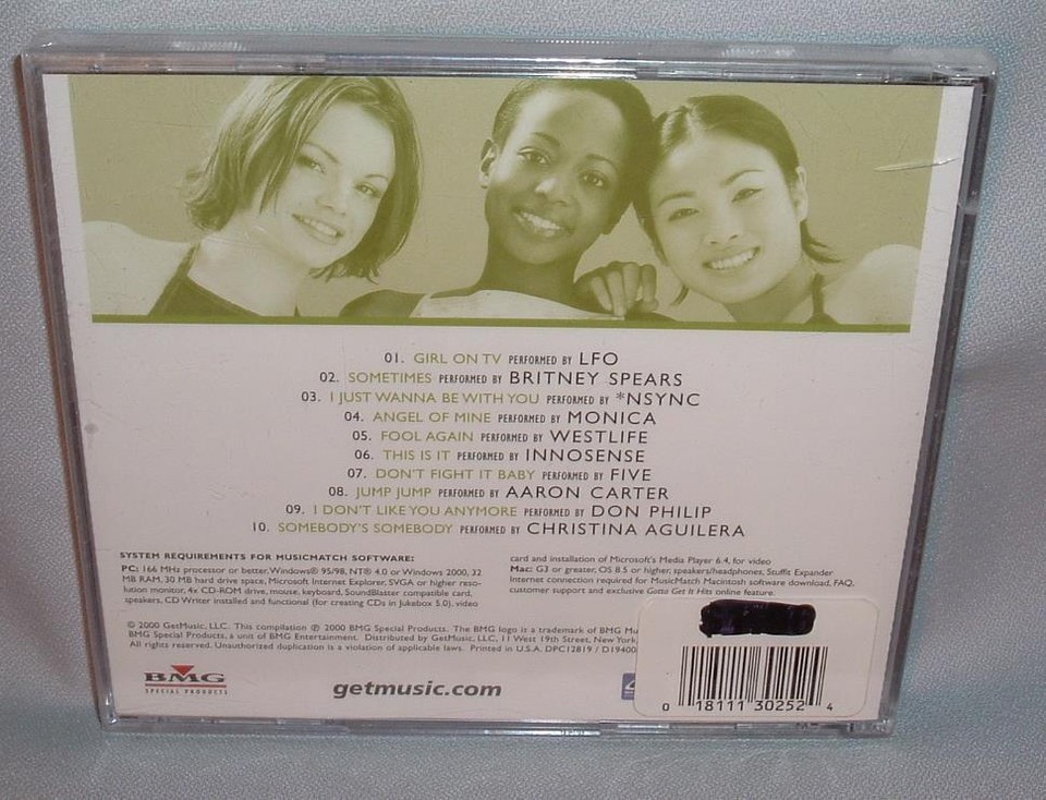 CD VA TEEN POP Gotta Get It Hits BRITNEY SPEARS Aaron Carter NSYNC LFO ...