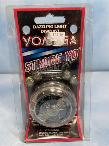 Yomega Strobe Yo Yoyo Dazzling Light Display Toy New Old Stock Clear ...