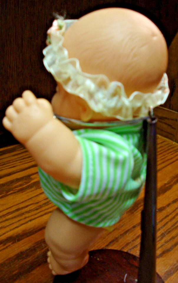 Polyfect Toys 9" Baby Doll Blue Eyes Jointed Vinyl Yellow/Green Clothes ...