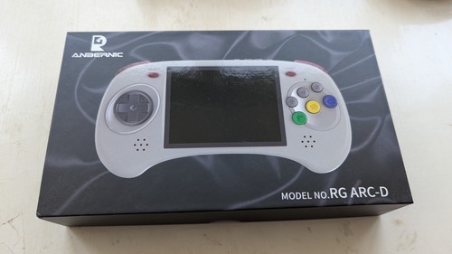 ANBERNIC RG ARC-D Black Retro Handheld Game Console ANDROID Complete in ...