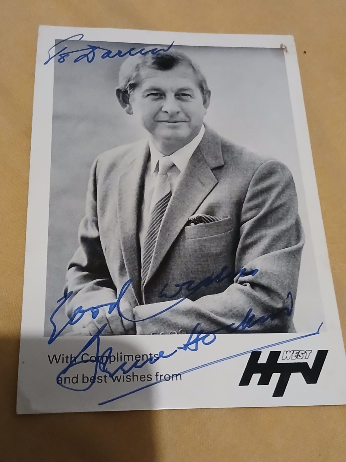 Htv West Bruce Hockin Autographed picture | eBay UK