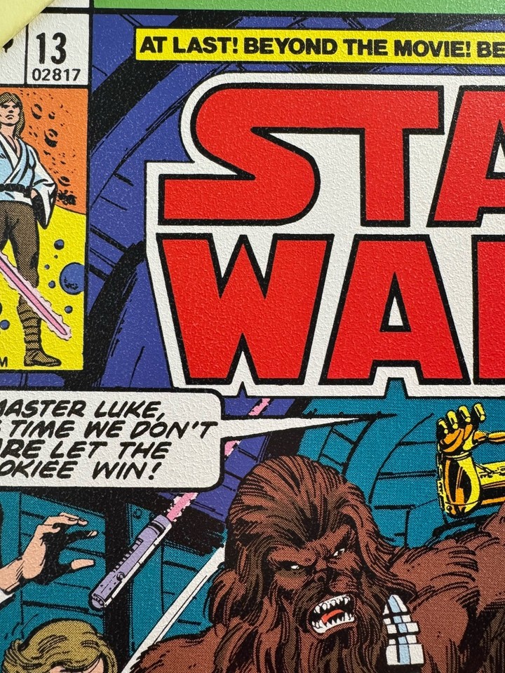 Star Wars Marvel Comics # 13 Wood Wall Art 19" Silver Buffalo John ...